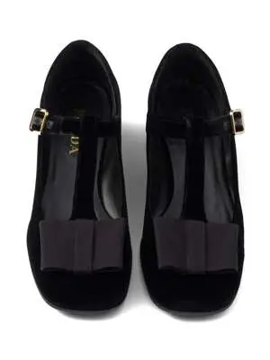 Prada 35mm Velvet Pumps