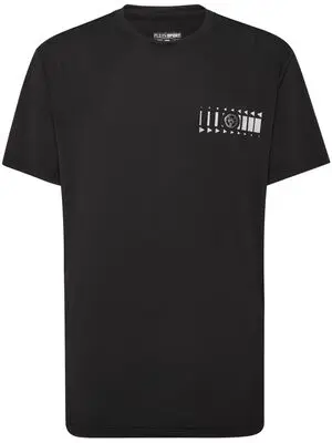 PLEIN SPORT Ss Racing Logo-plaque T-shirt