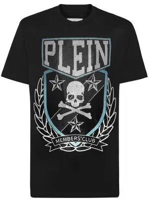 Philipp Plein Patch Skull&bones T-shirt - Black