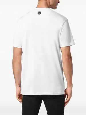 Philipp Plein Logo-patch Crew-neck T-shirt - White
