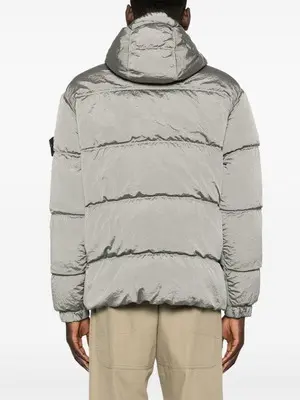 Stone Island Compass-badge Puffer Jacket - Grey