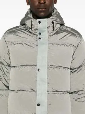Stone Island Compass-badge Puffer Jacket - Grey
