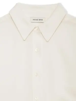 ANINE BING Braxton Shirt - Neutrals