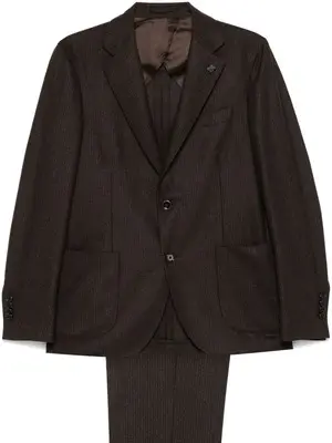 LARDINI Striped Suit