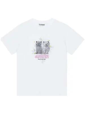 GANNI Kittens T-shirt