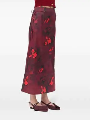 GANNI Printed Maxi Skirt