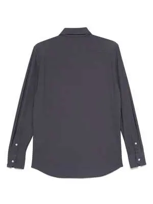 DELL'OGLIO Geometric-print Shirt - Blue