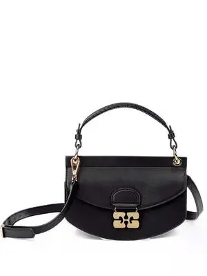 GANNI Mini Apo-g Tote Bag - Black