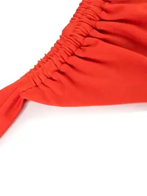 NOIRE SWIMWEAR Ruched Balconette Bikini - Orange