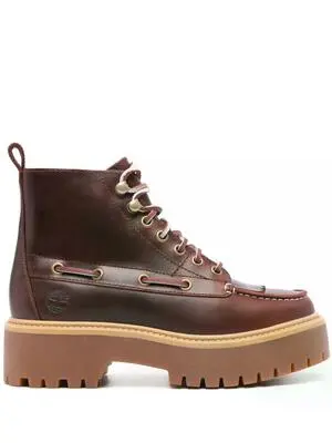 Timberland Contrast Stitching Boots For Women
