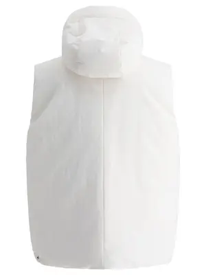 JIL SANDER Zipped Gilet - White