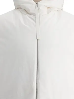 JIL SANDER Zipped Gilet - White