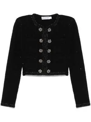 SELF-PORTRAIT Textured Knit Jacket