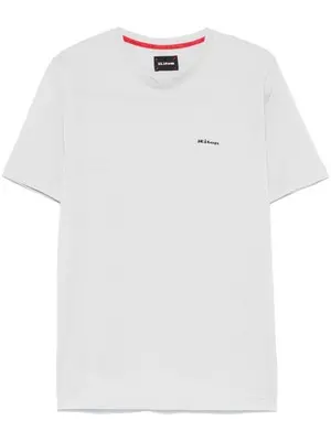 Kiton Logo-embroidered T-shirt