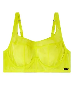 DIESEL X Savage X Fenty Flocked Bra - Green