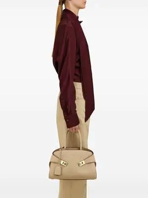 FERRAGAMO Medium Hug Tote Bag - Neutrals