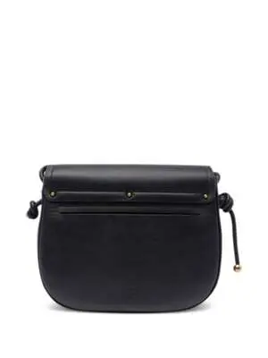 Pinko Logo-charm Crossbody Bag - Black