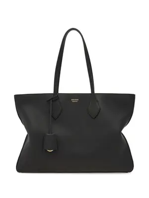 FERRAGAMO Leather Tote Bag - Black