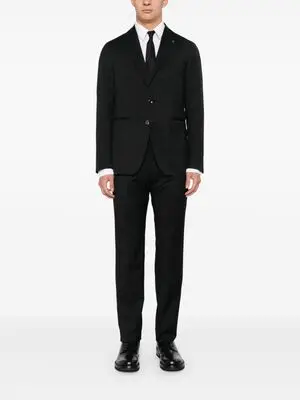 Tagliatore Virgin Wool Suit - Black