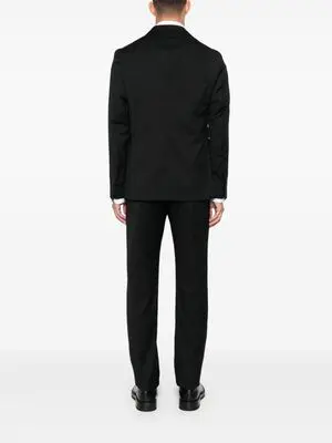 Tagliatore Virgin Wool Suit - Black