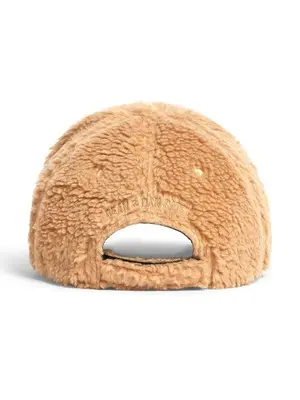 Dsquared2 Icon-appliqué Faux-shearling Cap