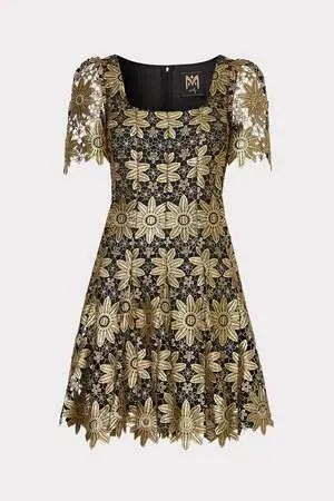 milly tabitha sheer hem mini dress TABITHA MINI DRESS