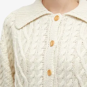 DUNST Fisherman Knit Cardigan