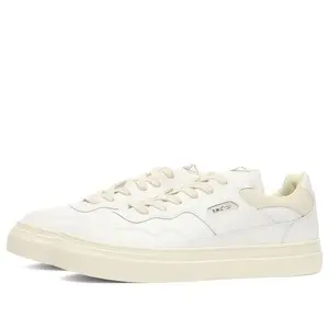 S.W.C STEPNEY WORKERS CLUB Pearl S-strike Leather Sneakers - White/putty