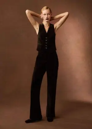 ME+EM Velvet Tailored Vest