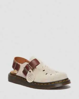 Dr. Martens Cut-Out Suede Mules
