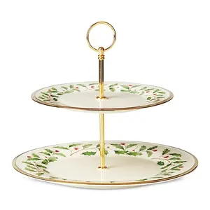 LENOX Holiday 2 Tiered Server - Ivory