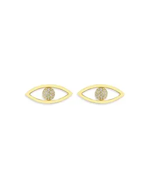 CADAR 18k Yellow Reflections Stud Earrings - Gold