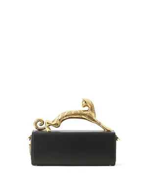 LANVIN Pencil Cat Leather Bag