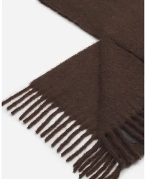 LANVIN Fringed Scarf In Wool