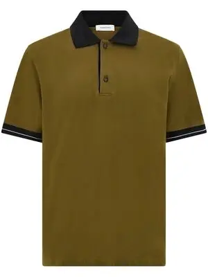 FERRAGAMO Contrast Polo Shirt