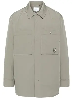 Maison Kitsuné Fox Head Padded Shirt Jacket