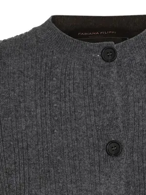 Fabiana Filippi Ribbed Knit Cardigan
