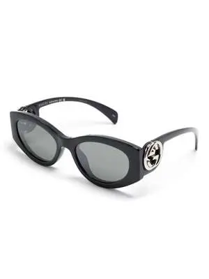 Gucci Interlocking G Cat-eye Sunglasses - Black