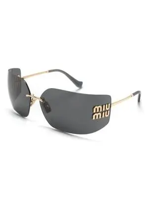 Miu Miu Runway Rectangle-frame Sunglasses