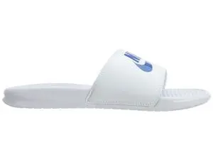 Nike Benassi Jdi Slides - White Varcity Royalone-colorwhite
