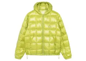 StÜssy Hooded Puffer - Lime