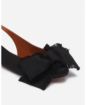 LANVIN Slingback Ballerina Flat In Satin