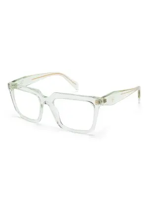 Prada Square-frame Glasses - Green
