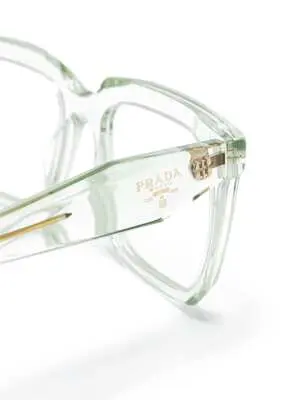 Prada Square-frame Glasses - Green