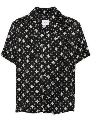 Rhude Cross Bandana Shirt - Black