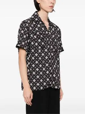 Rhude Cross Bandana Shirt - Black