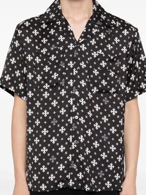 Rhude Cross Bandana Shirt - Black