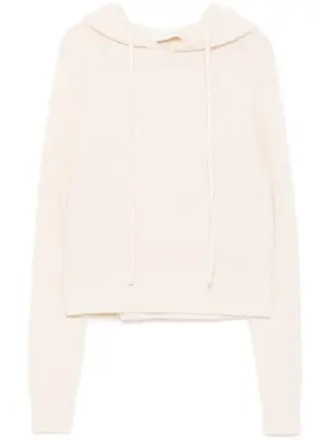 Zimmermann Knitted Hooded Jumper