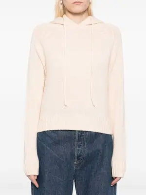 Zimmermann Knitted Hooded Jumper