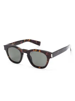Saint Laurent Square-frame Sunglasses - Brown